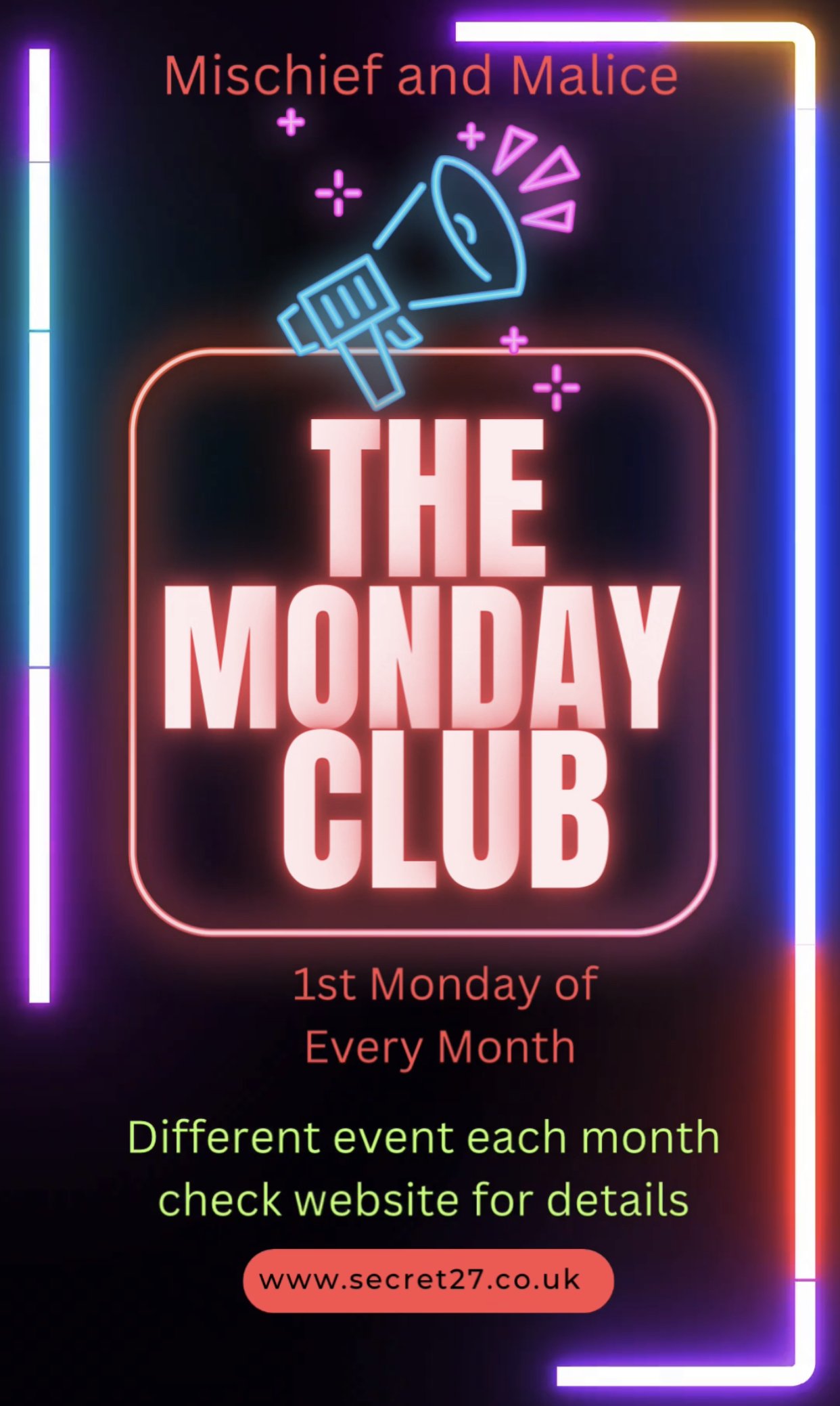 The Monday Club – House Of Worship London